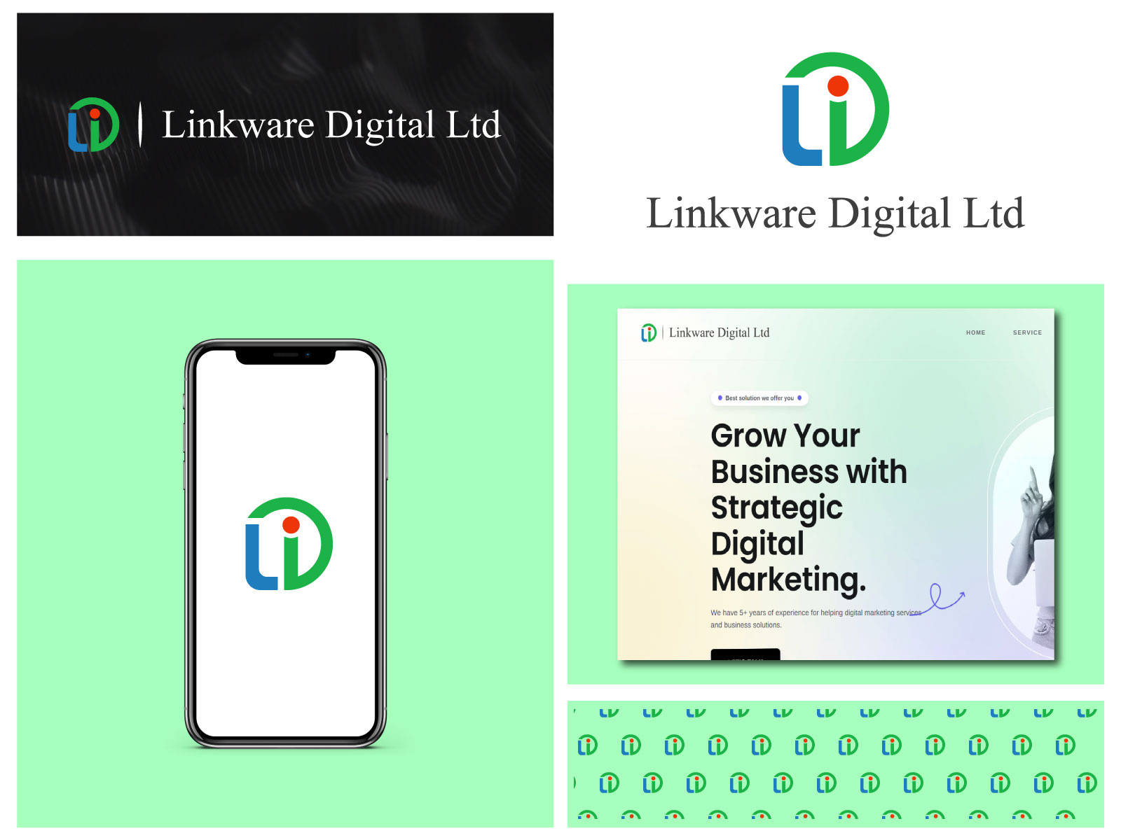 Linkware Digital LTD Logo & Brand Identity Design for Website. by Md Al ...
