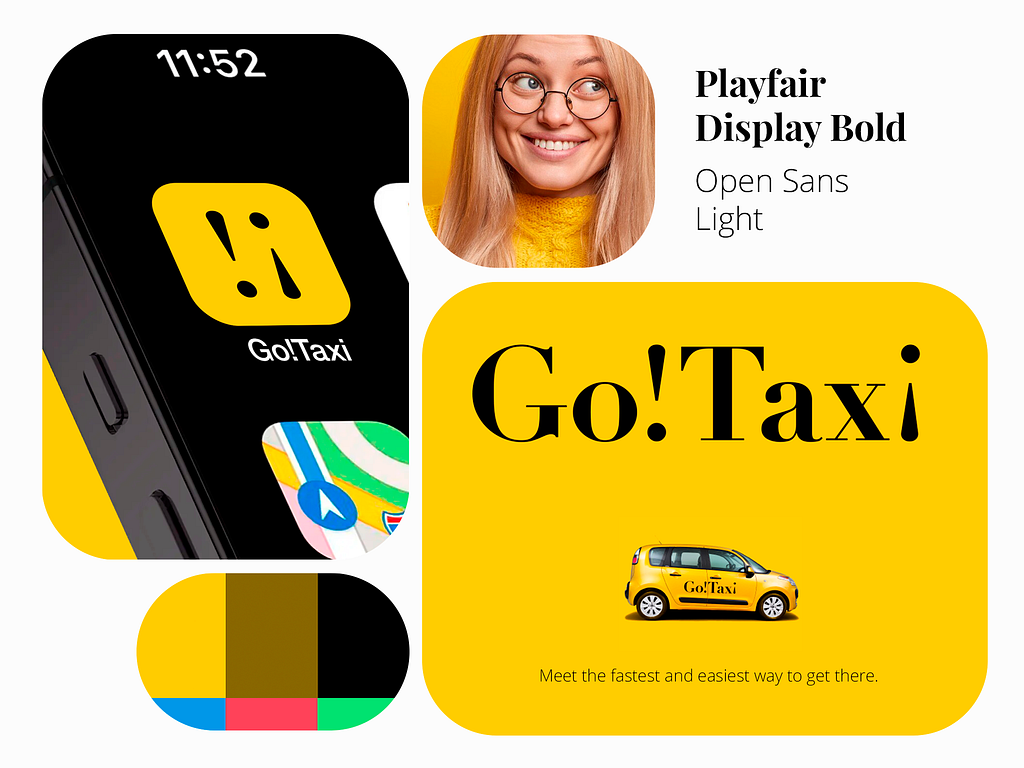 Visual Identity for Go!Taxi by Kostey on Dribbble