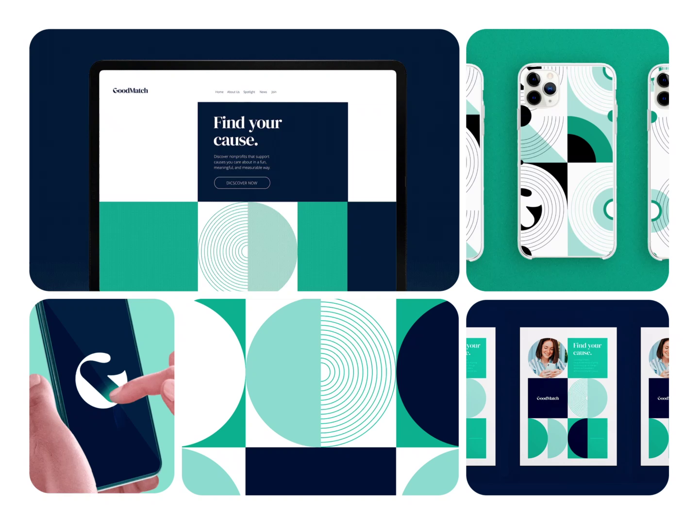 Visual Identity for Goodmatch by Kostey on Dribbble