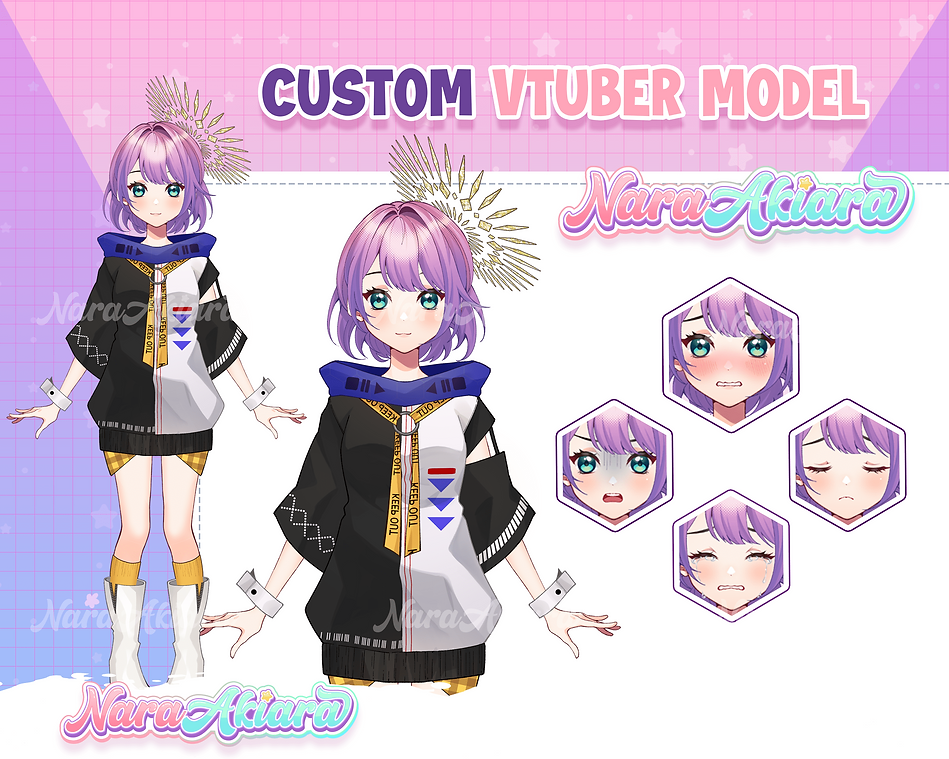 Custom VTuber Full Body Models with Expert Rigging by Cika Nindya on Dribbble