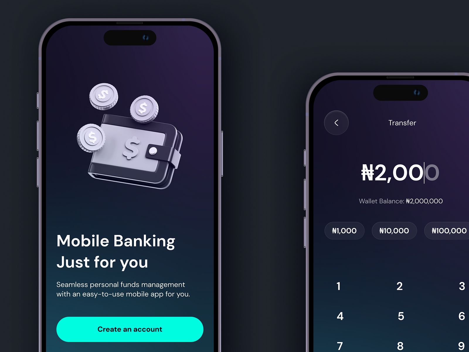 A Personal Finance Mobile App UI by Abayomi Tosin on Dribbble