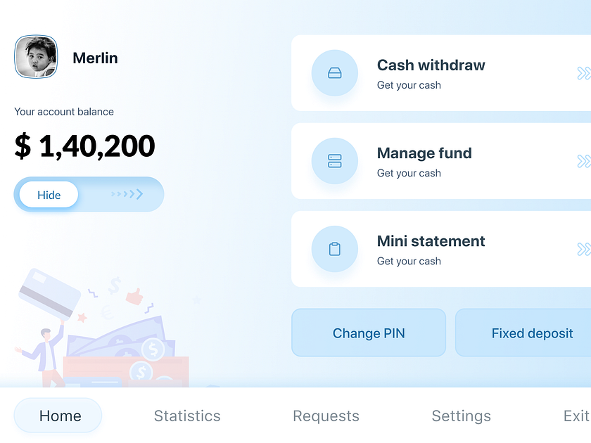 Atm UI designs, themes, templates and downloadable graphic elements on ...