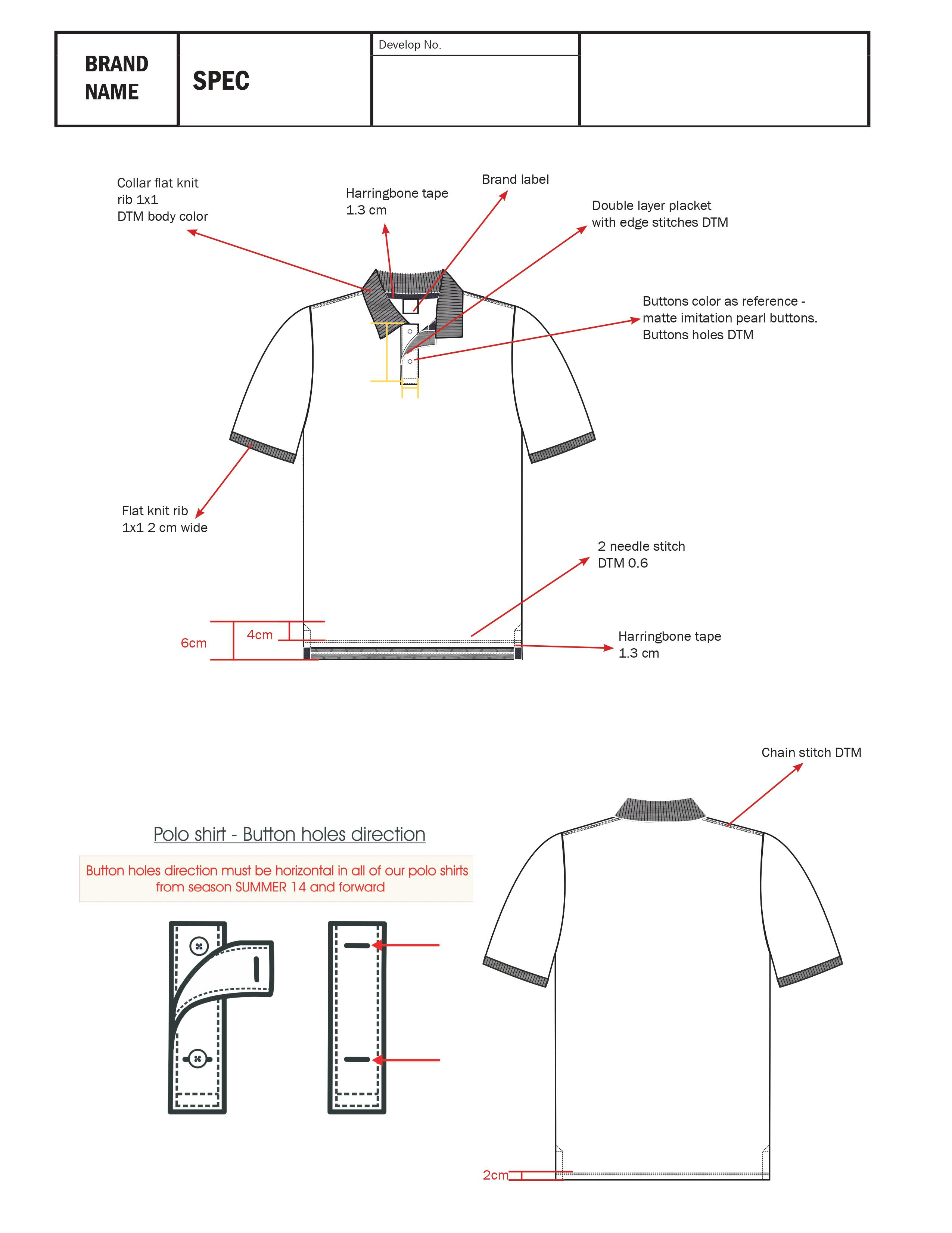 Polo shirt tech pack by Worktrooper on Dribbble