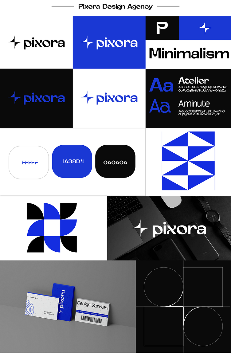Pixora Design Agency - Visual Identity by Pixora Design Agency on Dribbble
