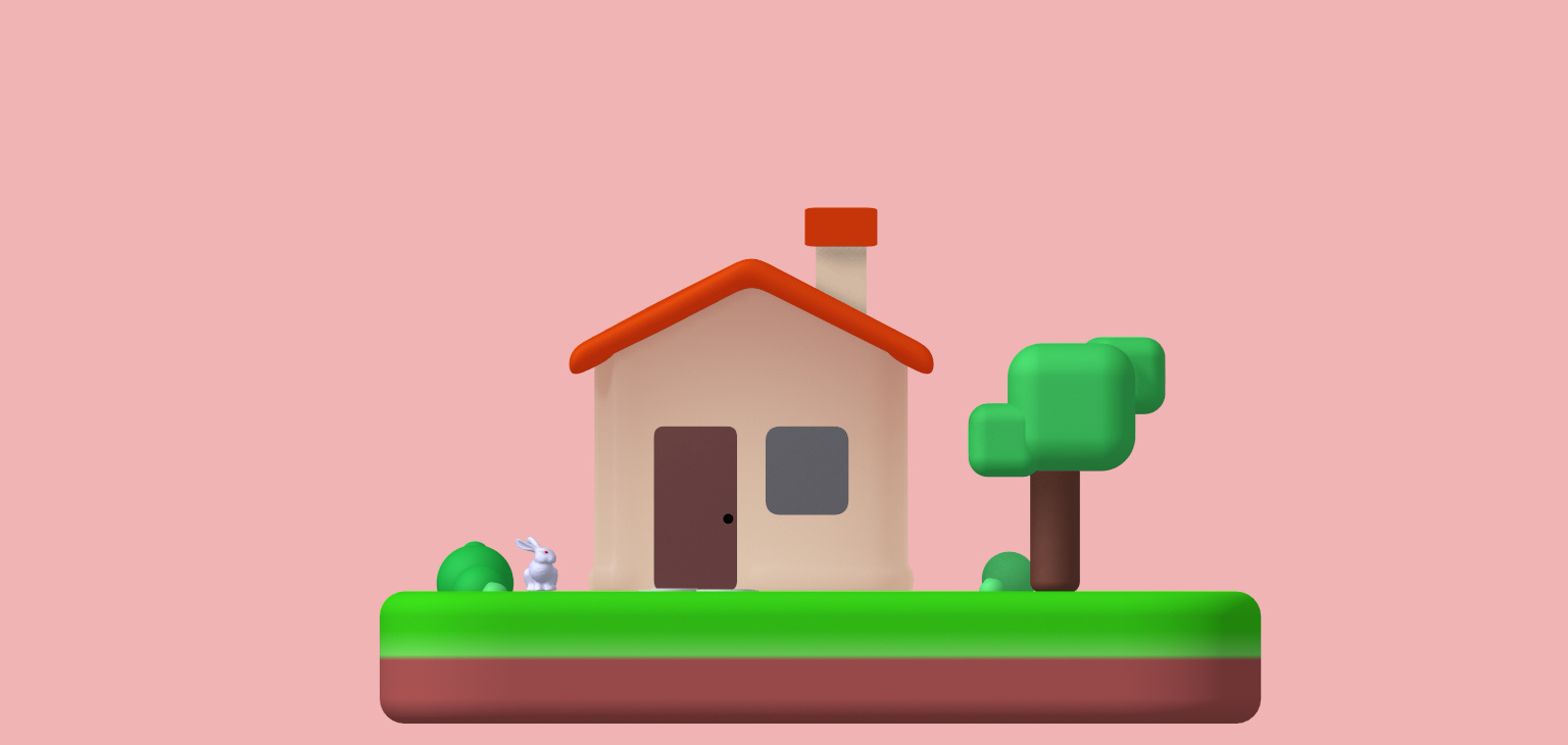 3D House Model by Sabarishwar Sivakumar on Dribbble