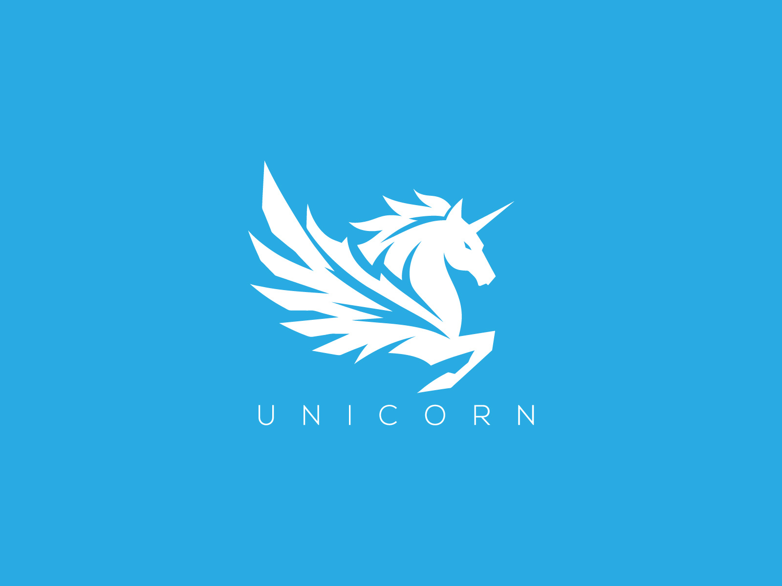 Unicorn Logo by Ben Naveed 🇺🇸 on Dribbble