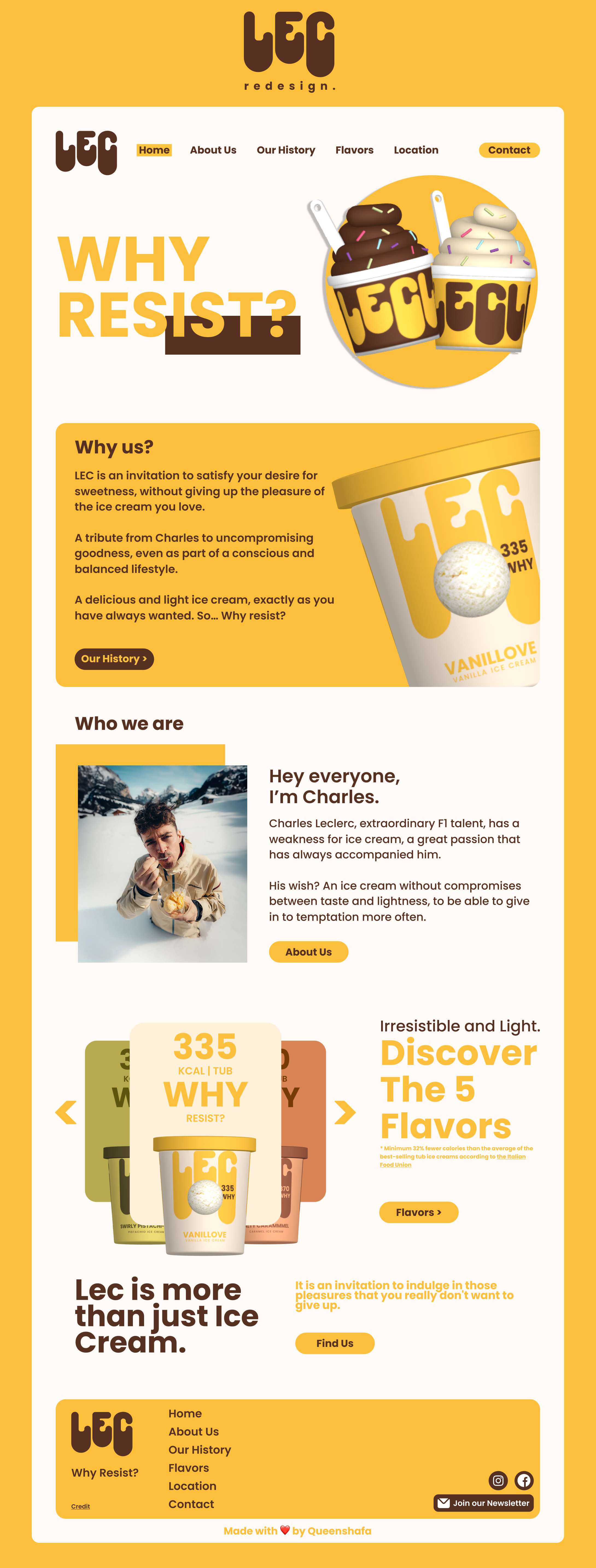 lec.it redesign - final project. by Queenshafa Rania on Dribbble