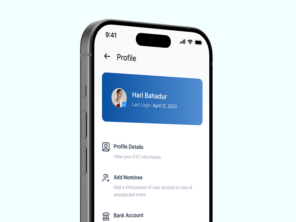 Mobile Profile Page designs, themes, templates and downloadable graphic ...