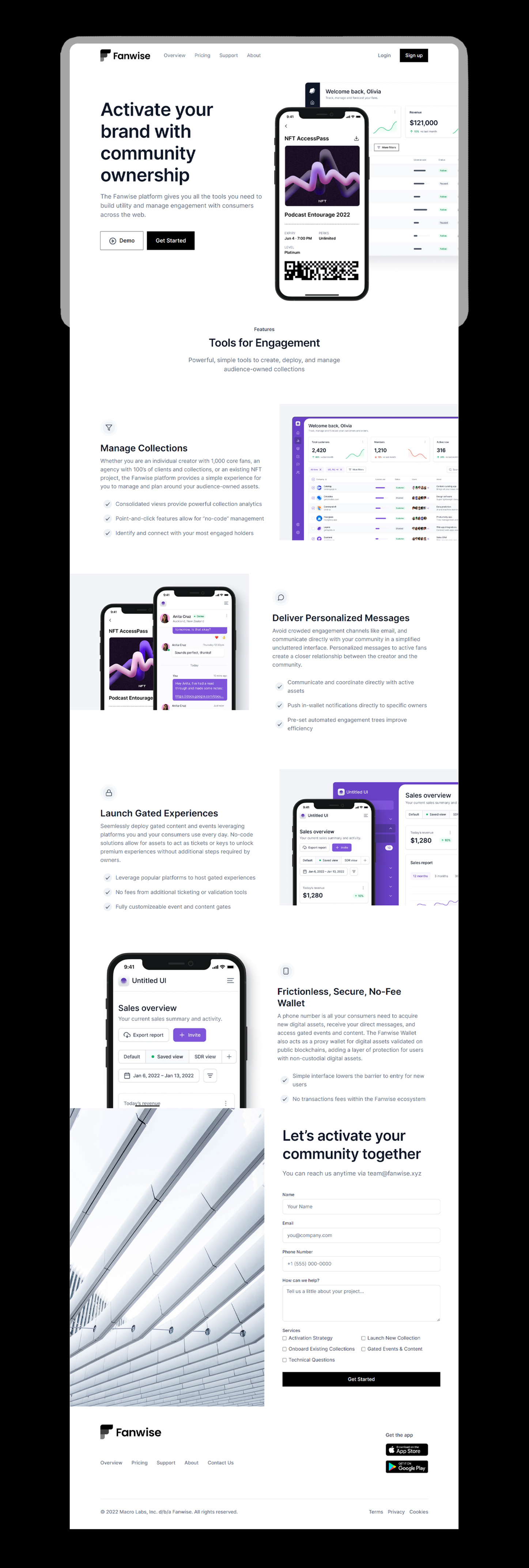 Fanwise | Finance Website Design by RSA Creative Studio on Dribbble