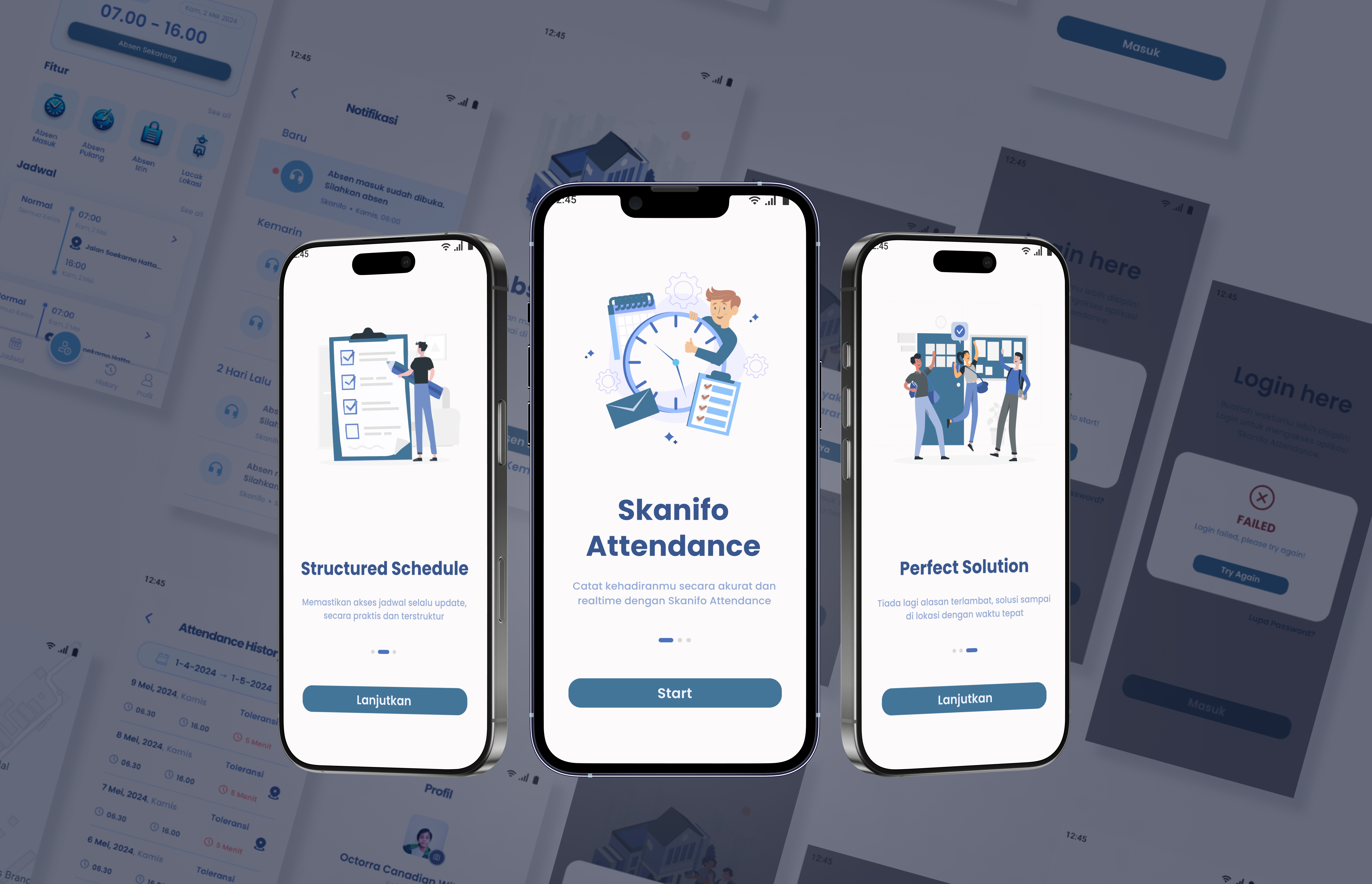 Attendance App designs, themes, templates and downloadable graphic ...