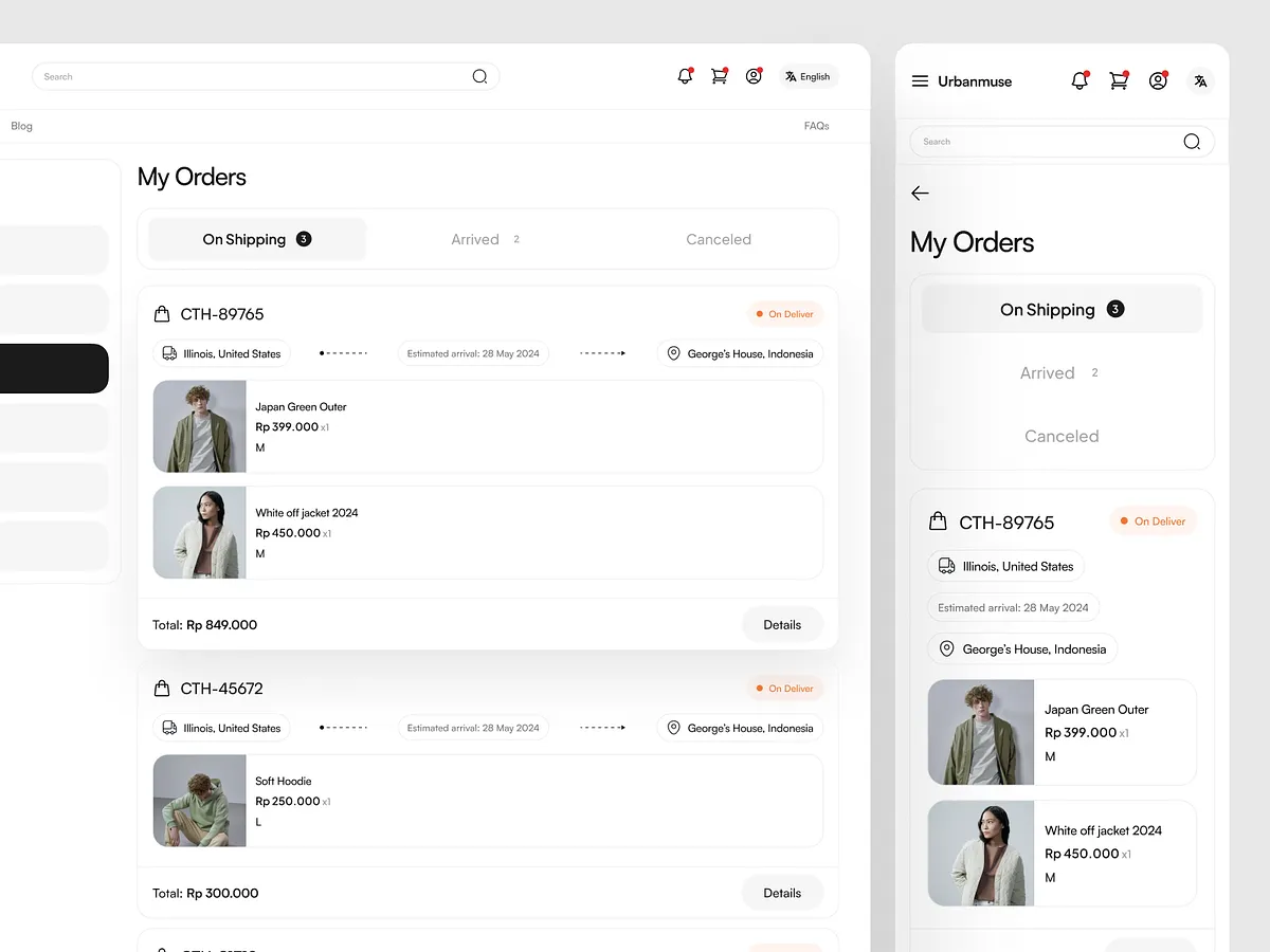 Browse thousands of My Orders images for design inspiration | Dribbble