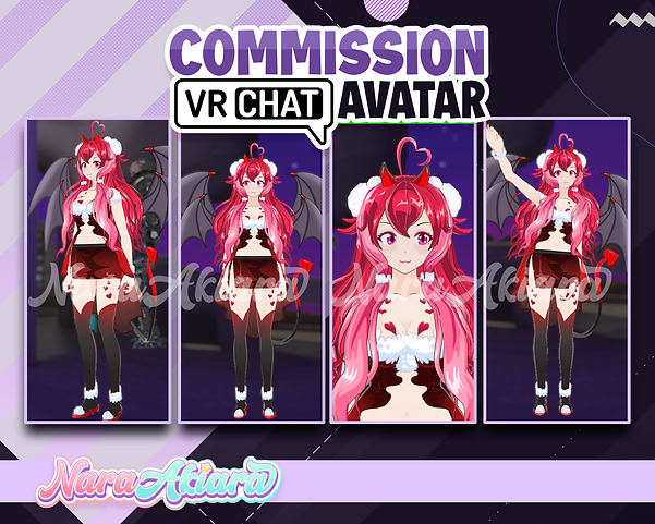 Custom VRChat Avatar Character Creation by Cika Nindya on Dribbble