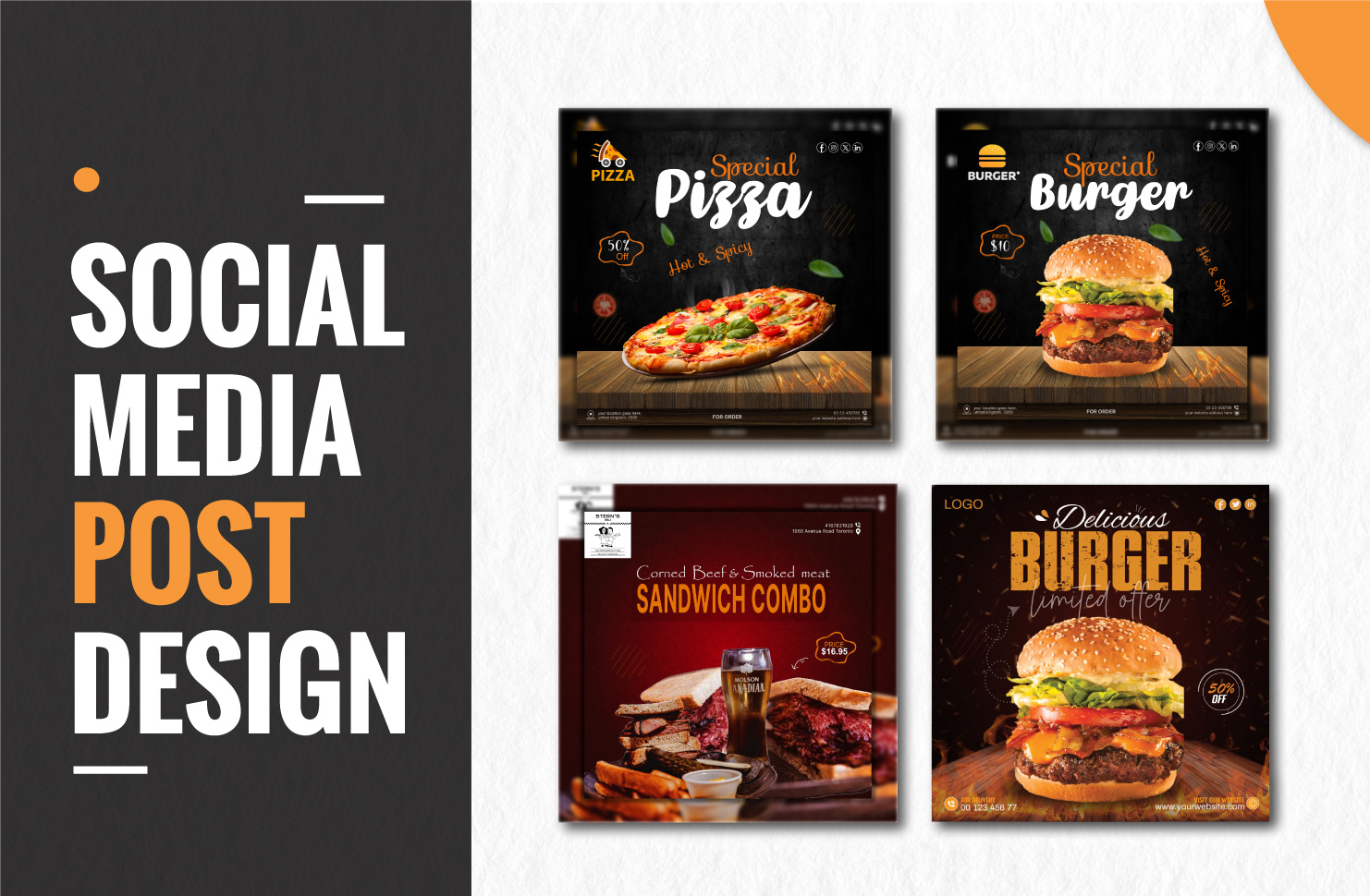 Social Media Post Bundle by Kazi Rokshana on Dribbble