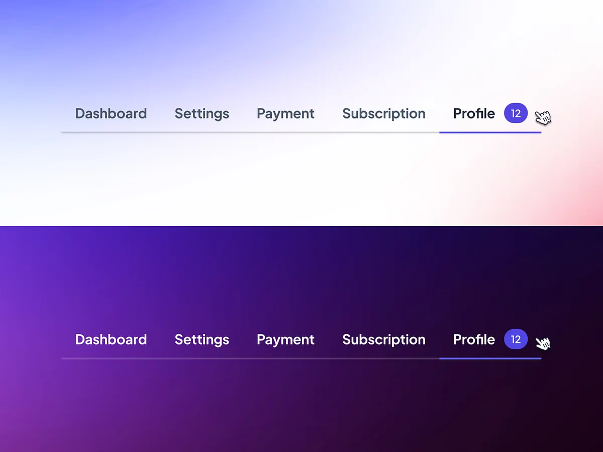 Browse thousands of Website Tab UI images for design inspiration | Dribbble
