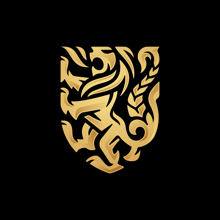 Heraldry Lion Tailed Scorpion Logo by luluk ainudin on Dribbble