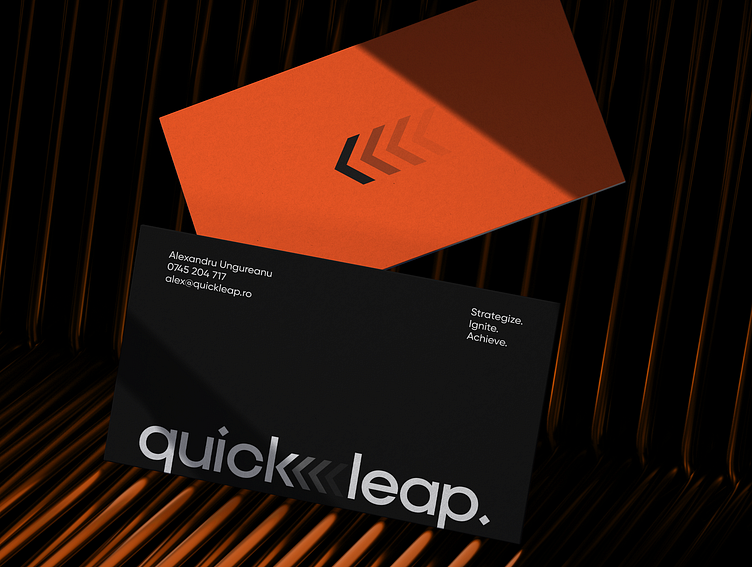 Quick Leap - Visual Identity by Bogdan Apalaghiei on Dribbble