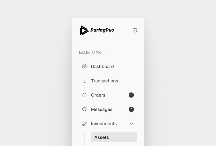 DaringDuo - sidebar design by Oluwatosin Olajide on Dribbble