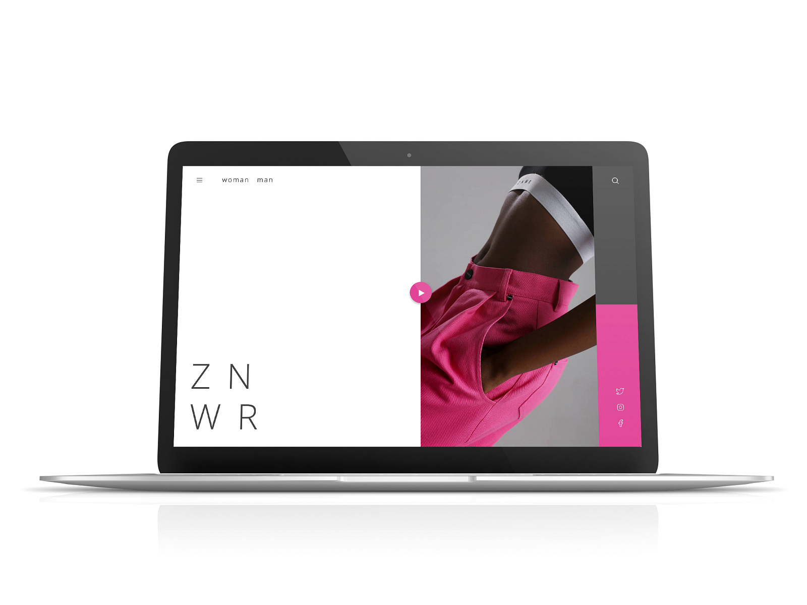 ZNWR - Ecommerce Website by Victoria on Dribbble