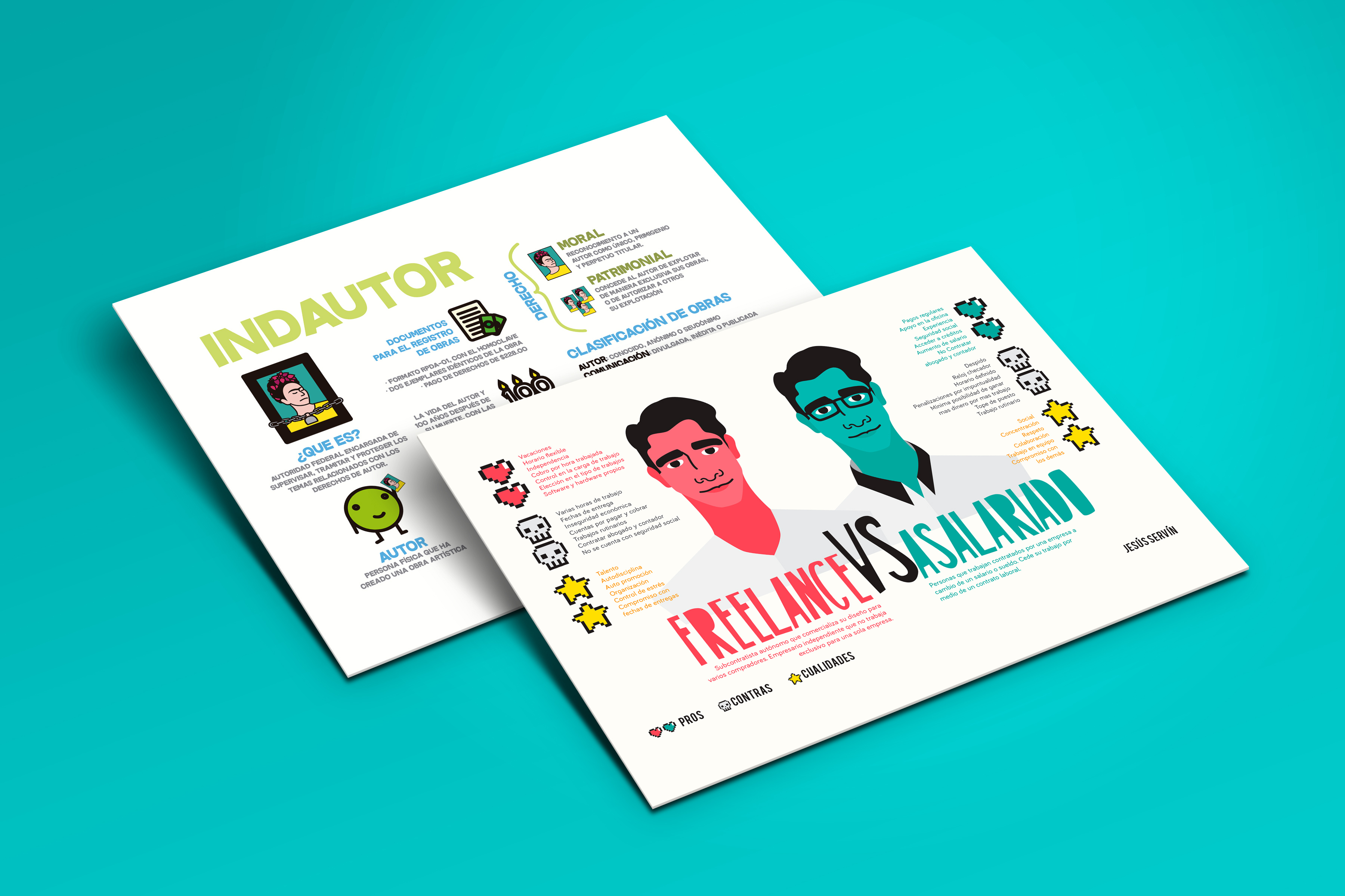 School infographics - Illustration by Jesús Servín on Dribbble