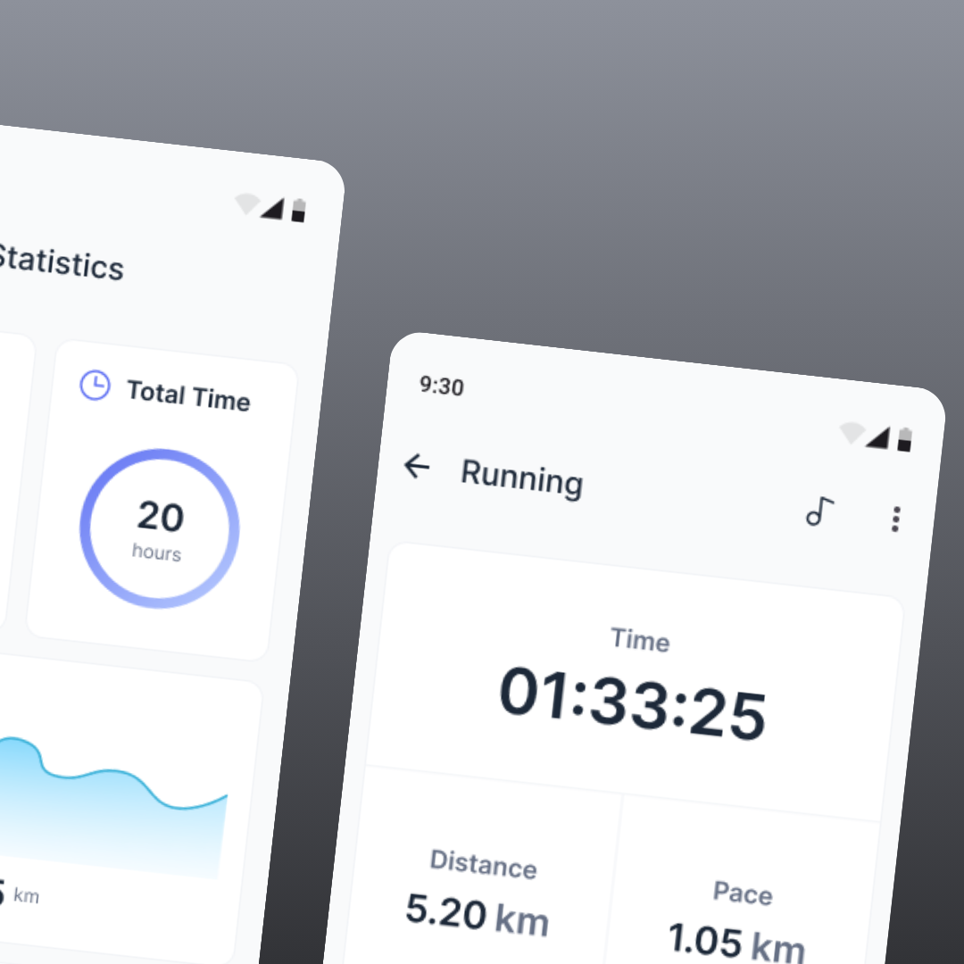 Running mobile app by Nexa Design on Dribbble