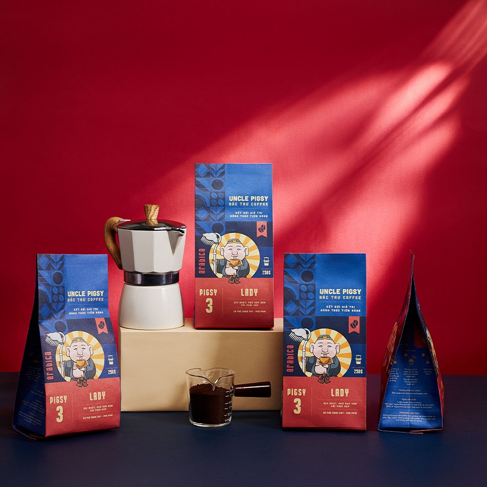 UNCLE PIGSY COFFEE COFFEE | PACKAGING DESIGN by Bee Art Design Agency ...