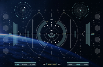 Space Hud Interface by Ellen Trinh on Dribbble