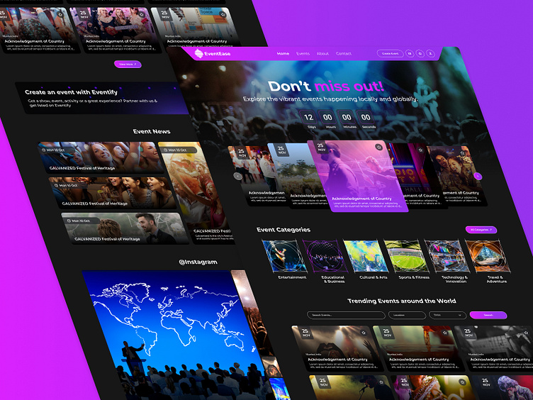 Event Planning Platform Design by Dolphin Web Solution on Dribbble