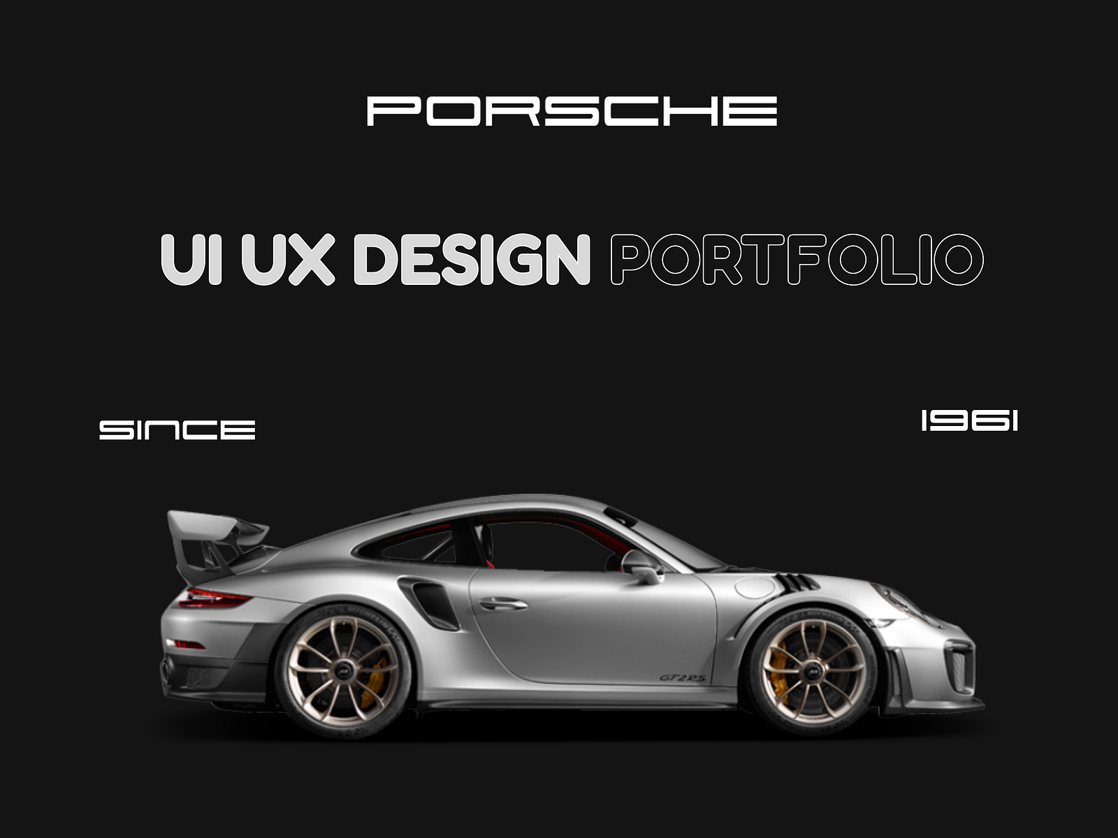 UI UX DESIGN POESCHE by Rahul Kumar on Dribbble