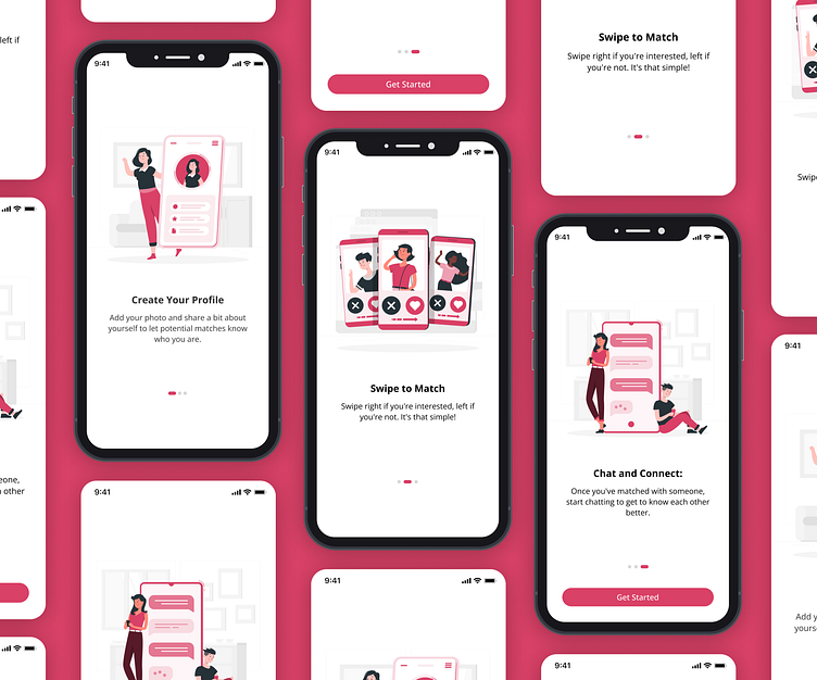 Onboarding Tutorial for Mobile by Bo Wanda Aquino on Dribbble