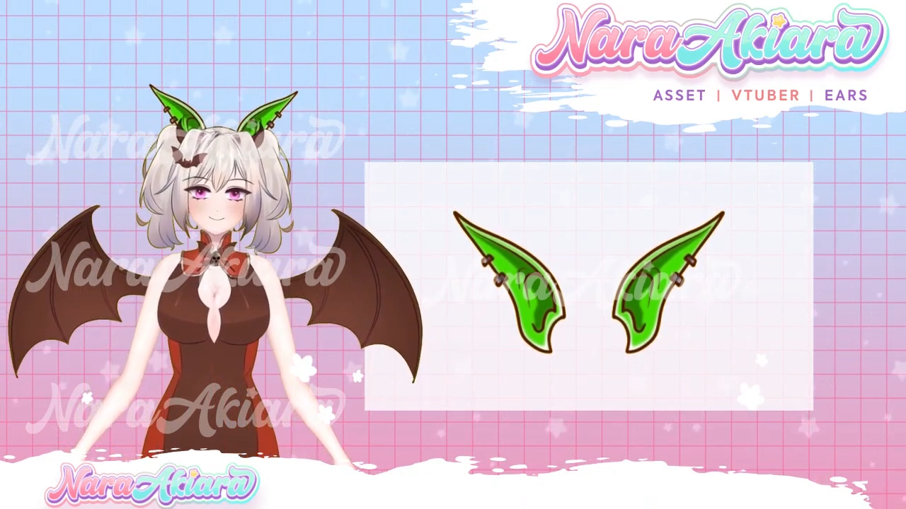 Revolutionize Your Virtual Identity with Green Ears Vtuber Model by ...
