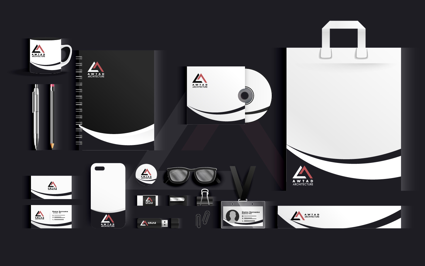 Awtad Architecture Visual Identity Design by MQ Designs on Dribbble