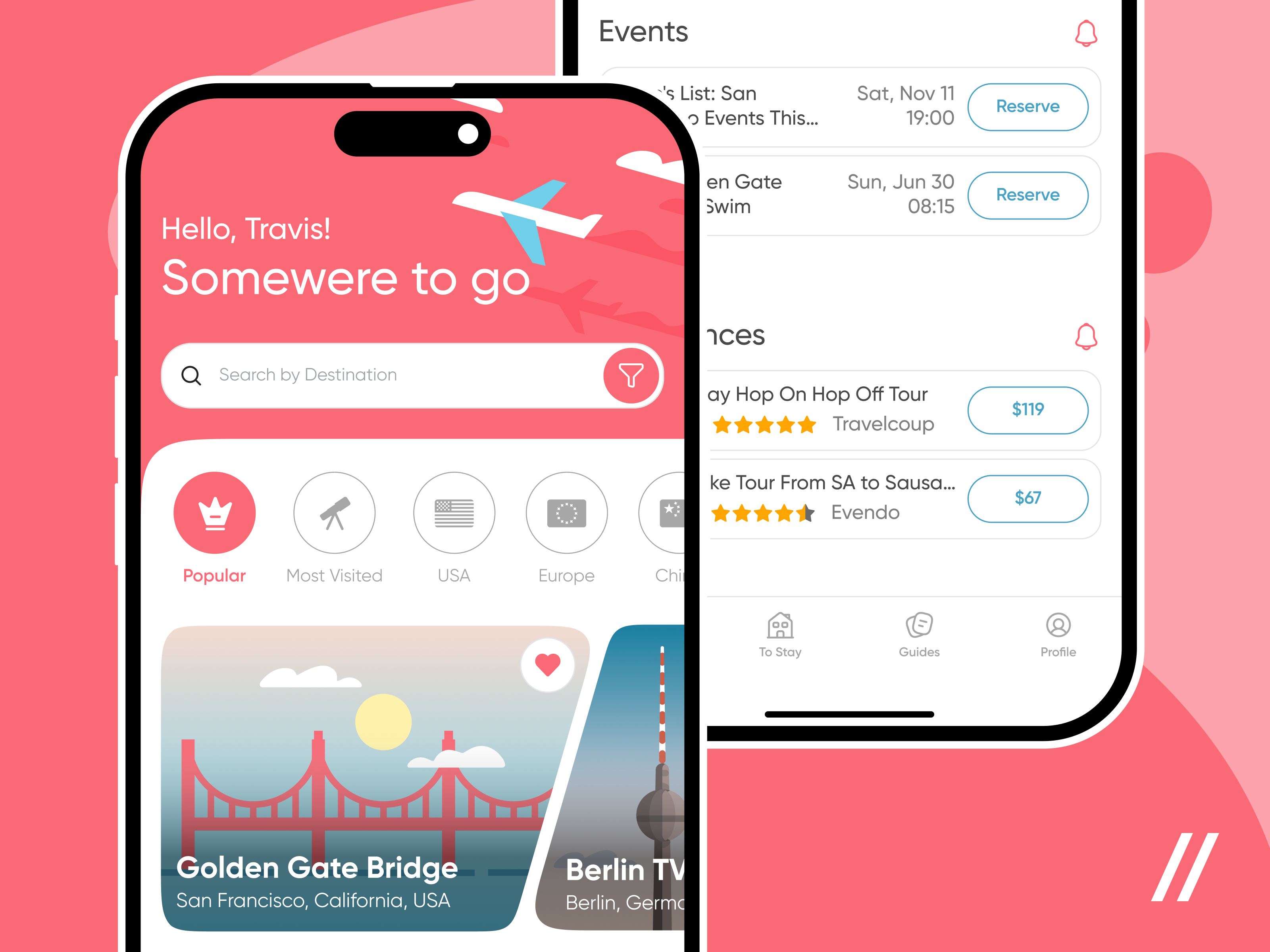 Travel Planning Mobile iOS App Design Concept by Kristina Taskaeva for ...