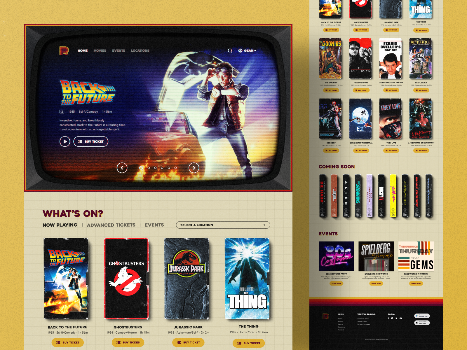Browse thousands of Vhs Website images for design inspiration | Dribbble