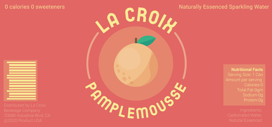La Croix Label Concept Design by Summer Montgomery on Dribbble