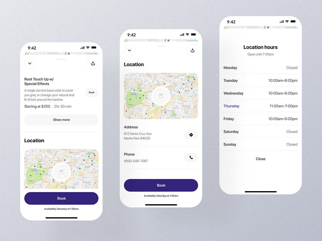 Location Details Mobile App Ui by UI Ants on Dribbble