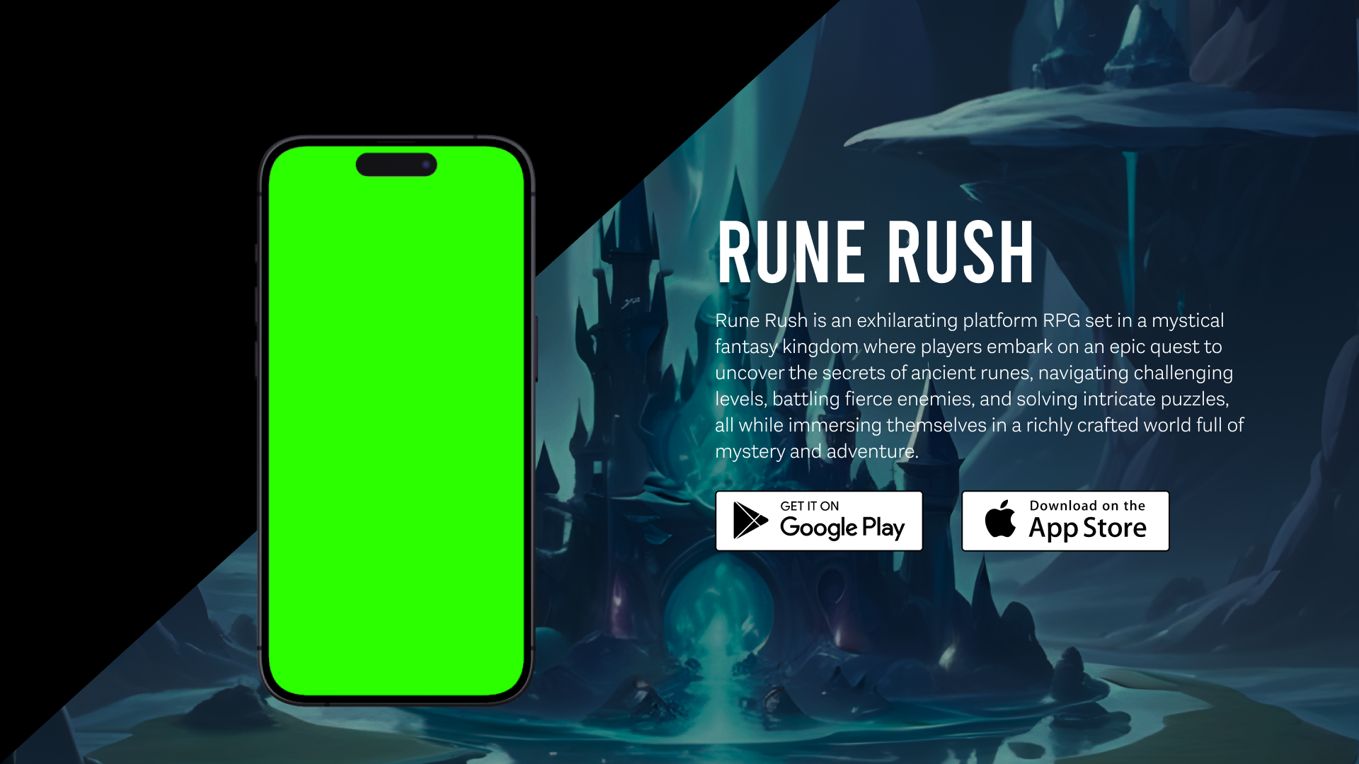 Mobile Game Studio Web Landing Page by Sam Meric on Dribbble