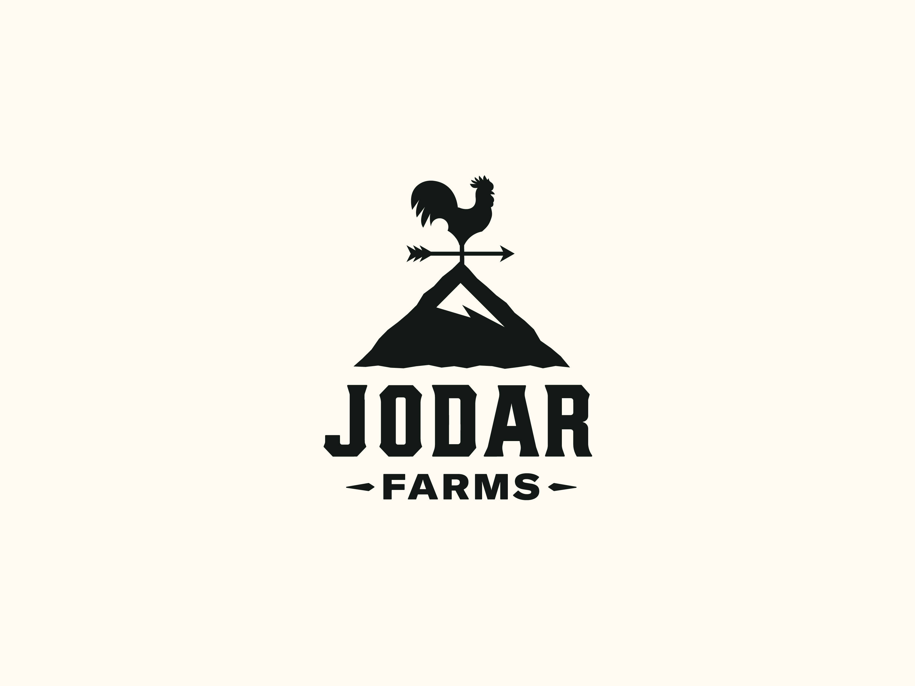 Jodar Farms Logo Design by Kevin Kroneberger on Dribbble