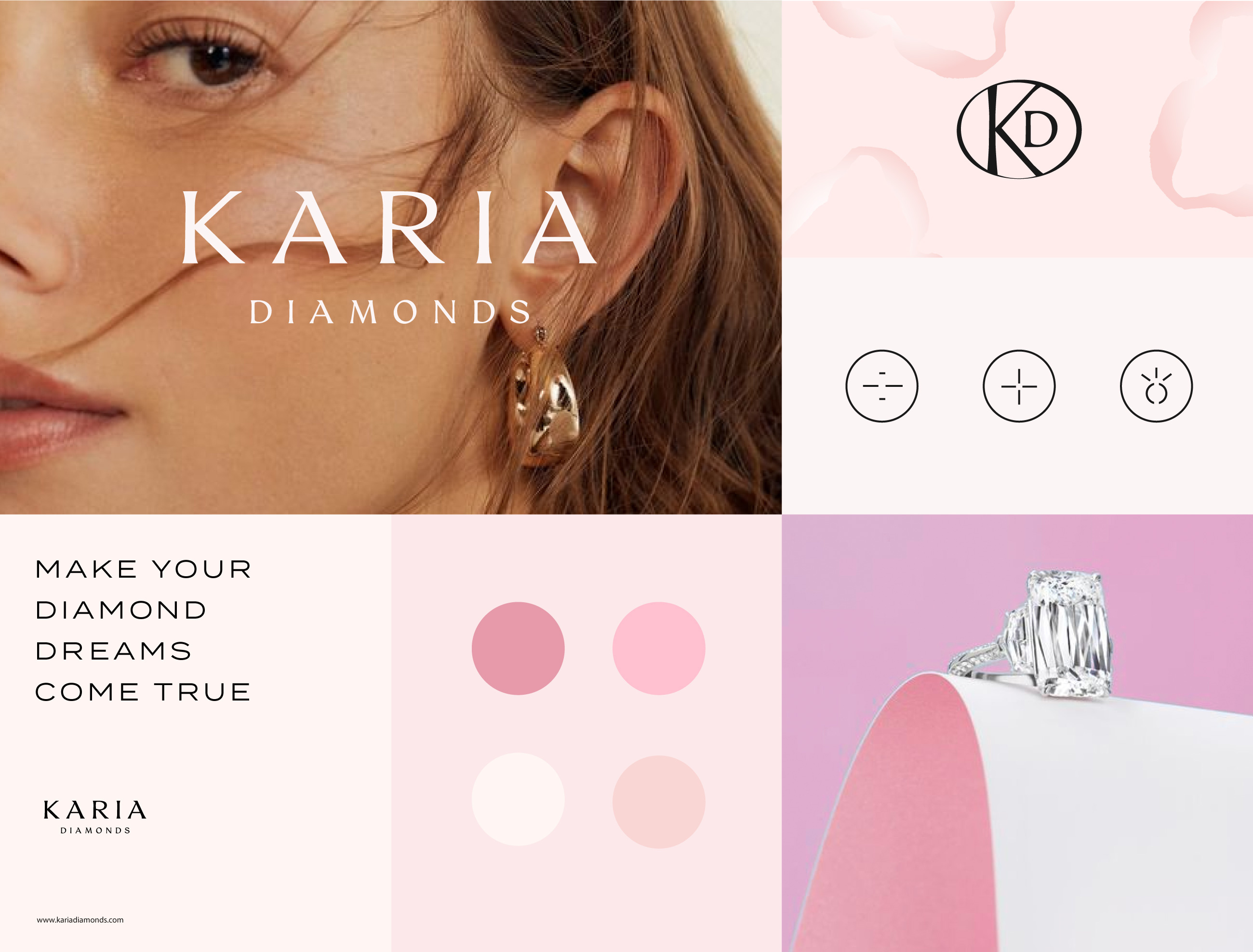 Karia Diamonds / Jewelry / Branding & Packaging Design by Mustafa Akülker for Marka Works ...