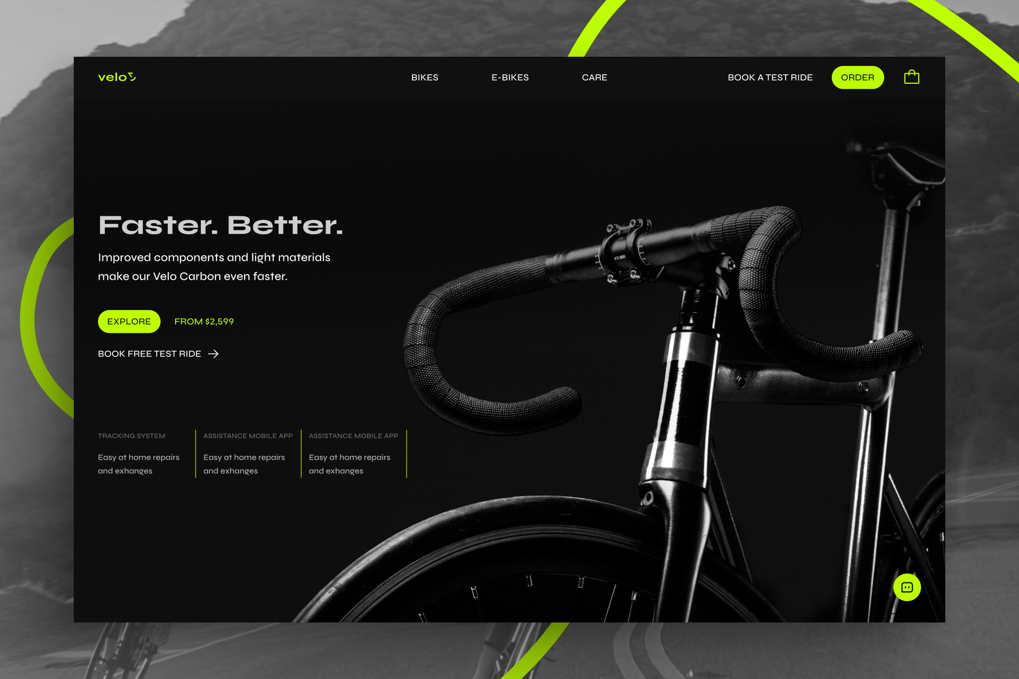 velo – road bikes eCommerce by Magdalena on Dribbble