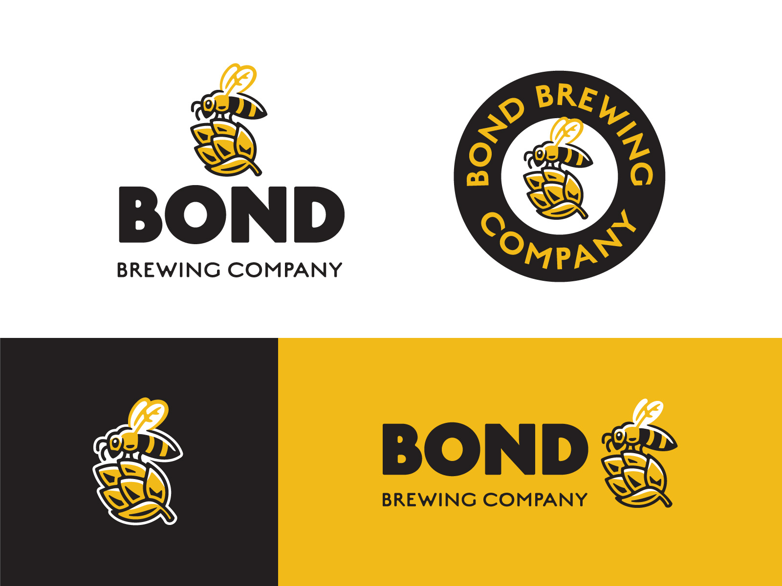 Bond Brewing Logo System by Grant Burke on Dribbble