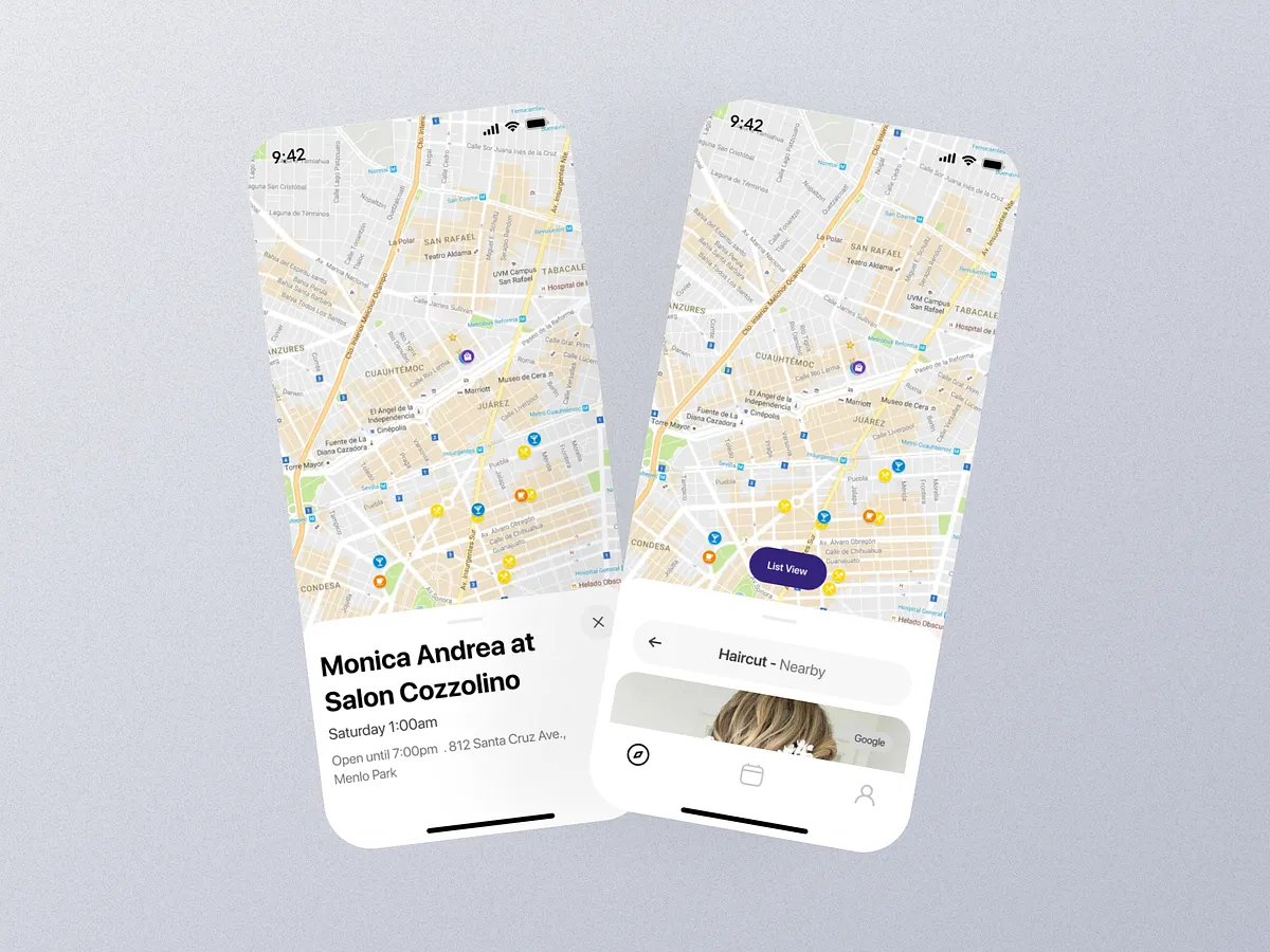 Map View UI designs, themes, templates and downloadable graphic ...