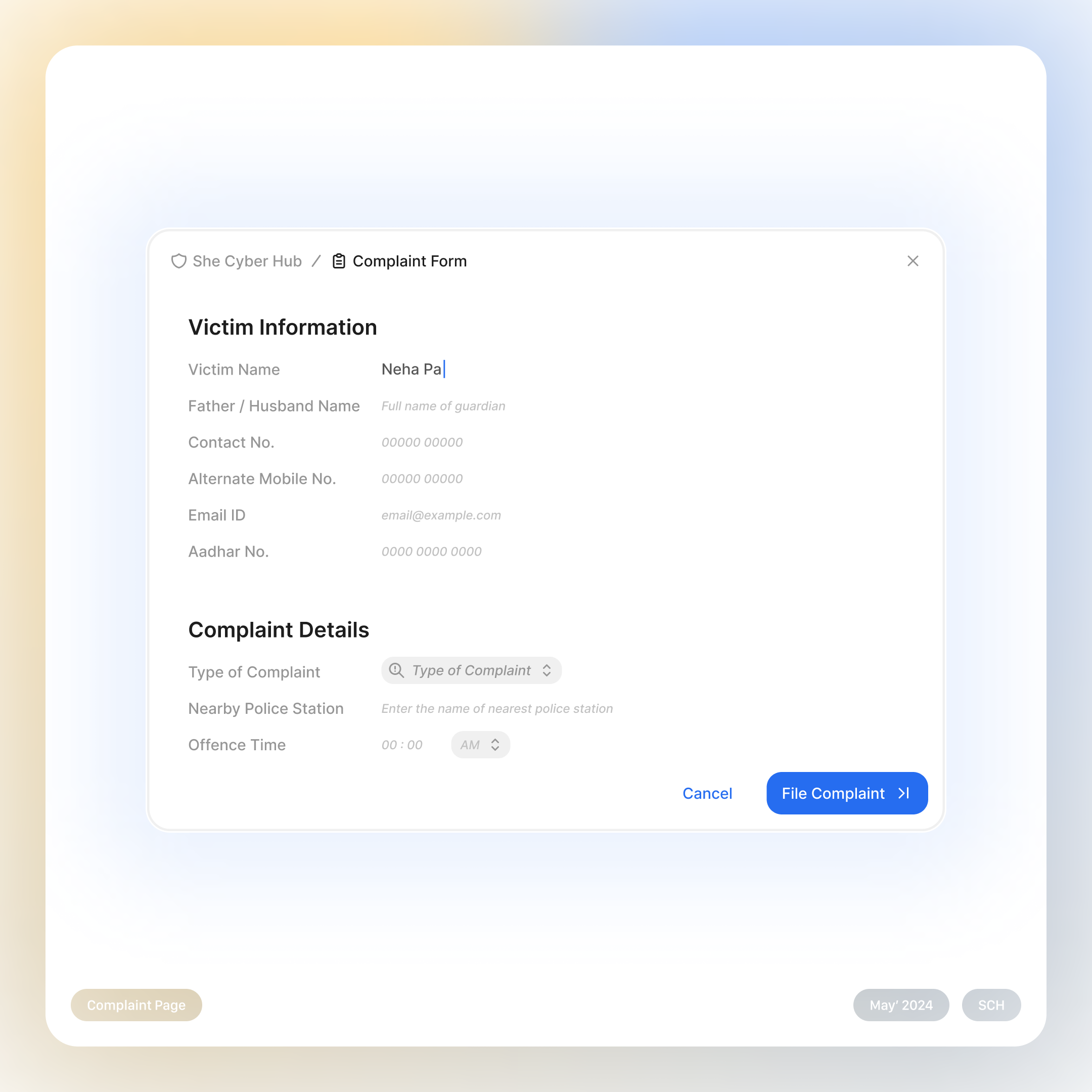 Browse thousands of Complaint Page images for design inspiration | Dribbble