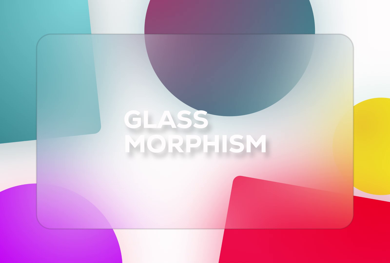 Glass Morphism Motion Graphics by Abdullah on Dribbble