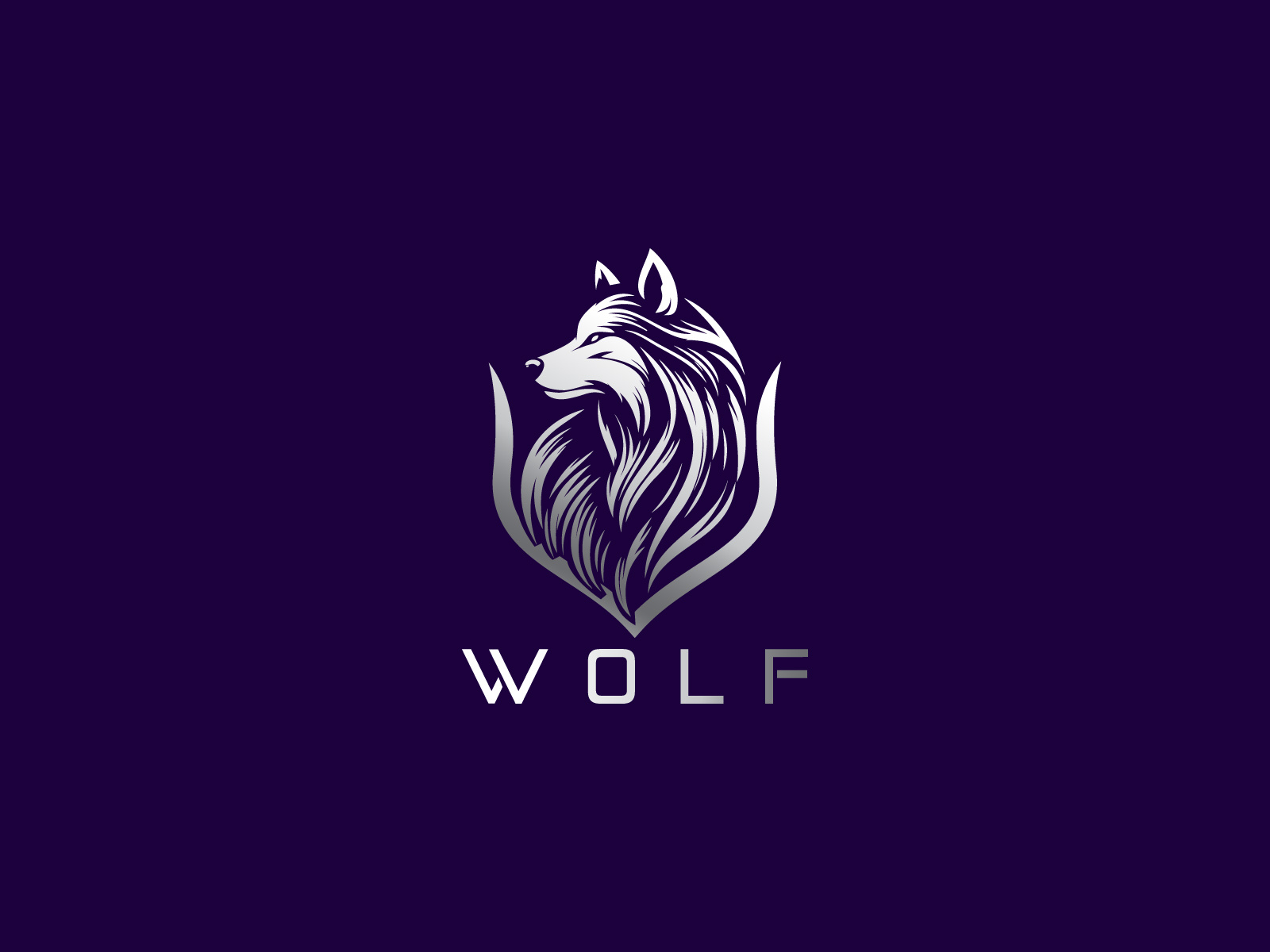 Wolf logo by Usman on Dribbble