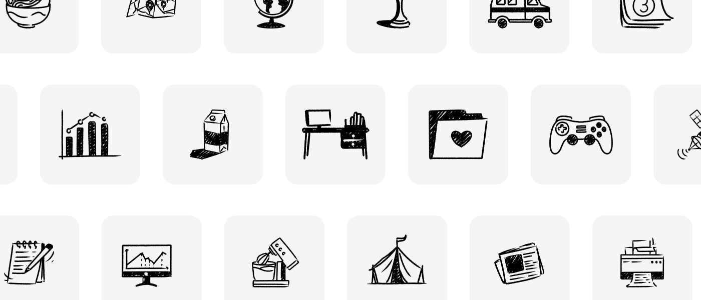 Chalky Notion Icons by Vectorly Space on Dribbble