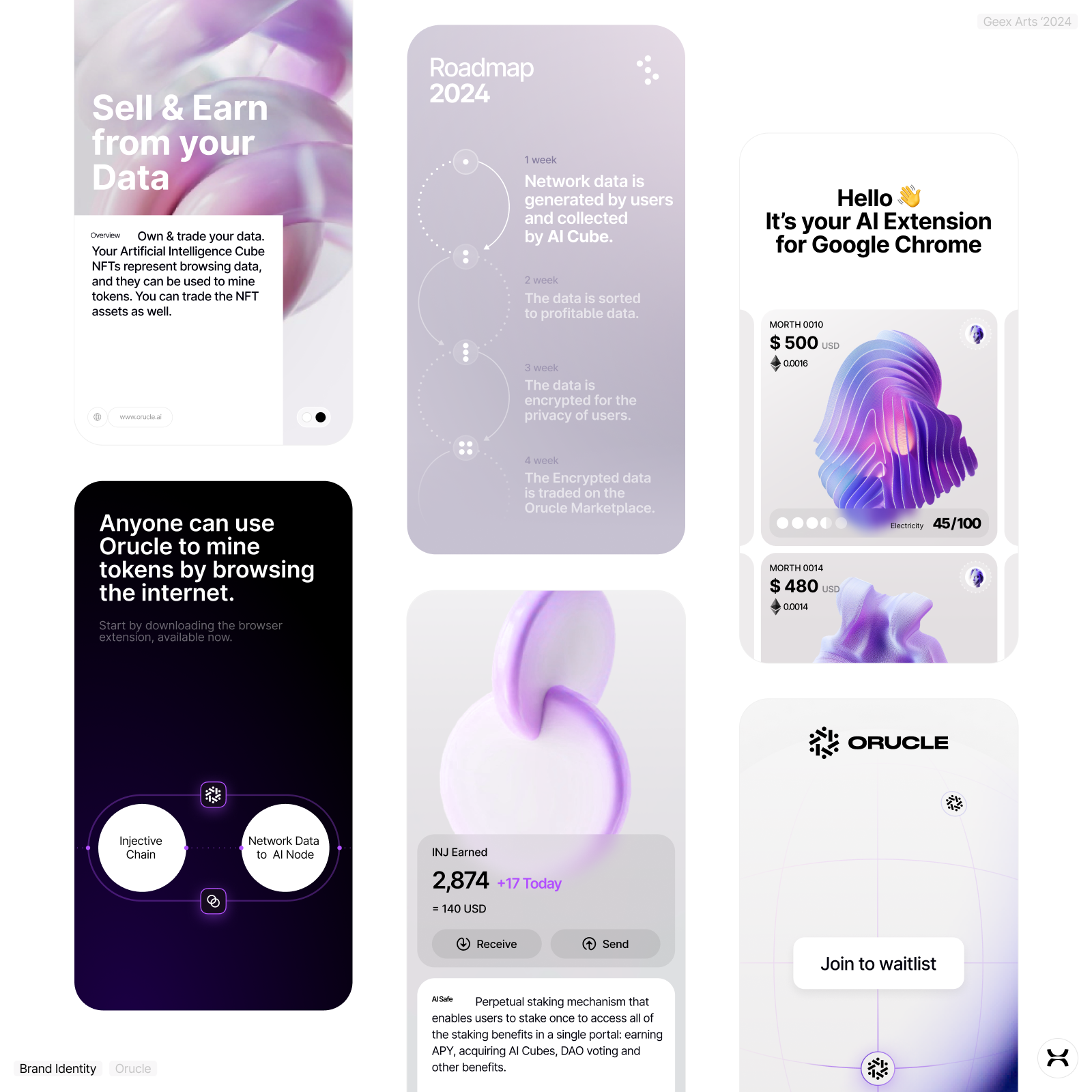 Orucle Identity by Julia Dmitrievna for Geex Arts on Dribbble