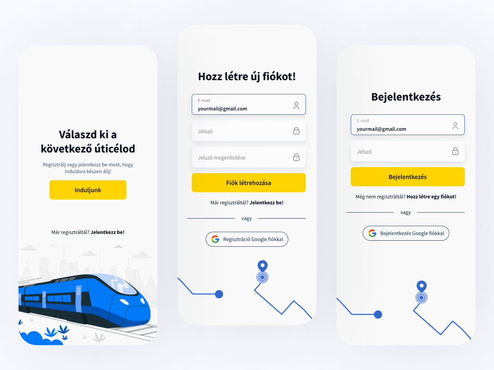 Hungarian Railway Ticket App - Redesign Concept by Zsófia Lengyel on ...