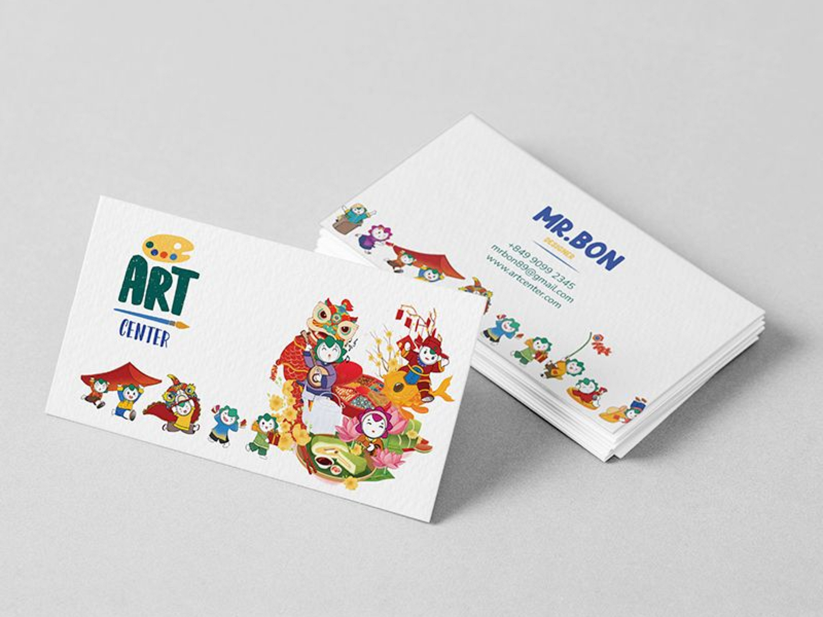Thiet ke mau name card, card visit, business card dep by In Ấn Minh ...