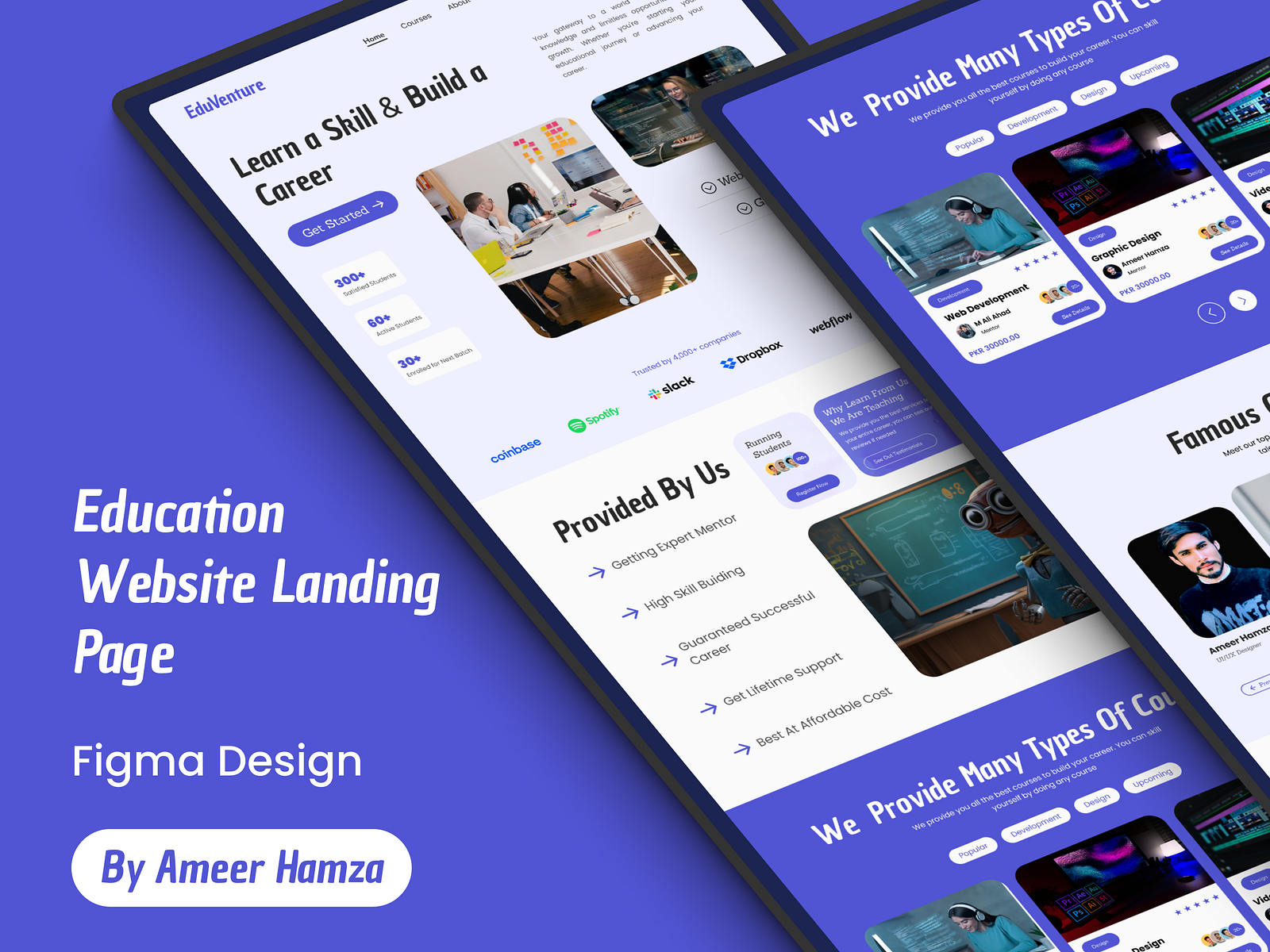 Education website Modren Web Design by Ameer Hamza on Dribbble Education website Modren Web Design by Ameer Hamza on Dribbble