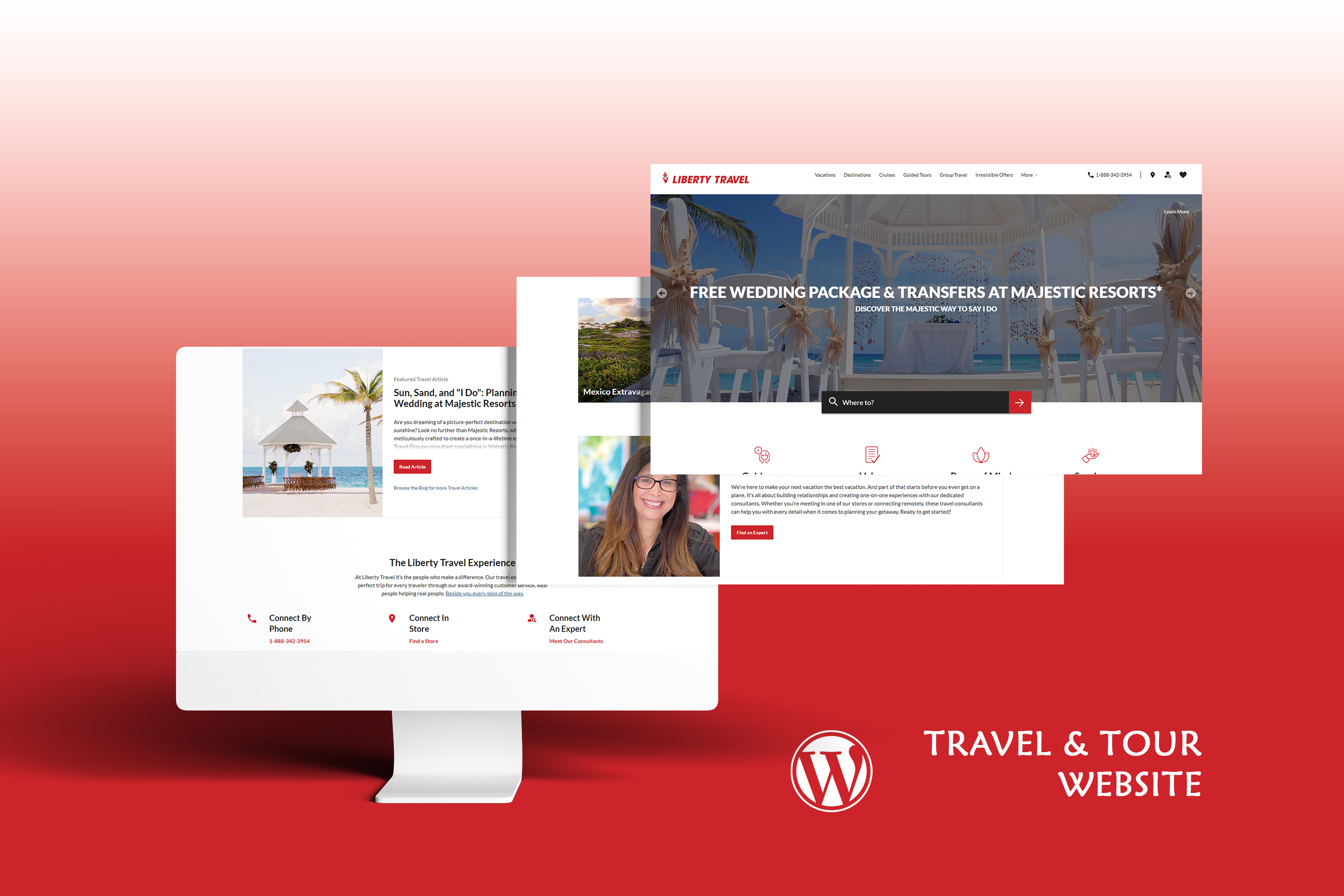 Travel & Tour website by Daniel Olaleye on Dribbble
